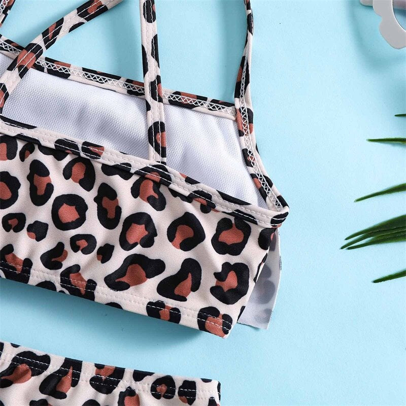 Ella Leopard Print Swim Set – Millionglam